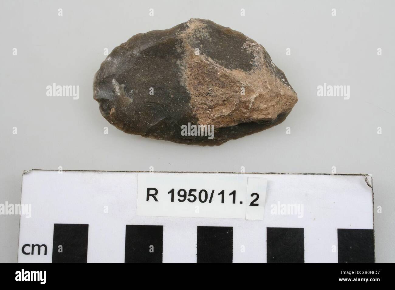 Ancient Europe, tool, stone, flint, 6 x 3.5 x 1.7 cm, prehistory ...