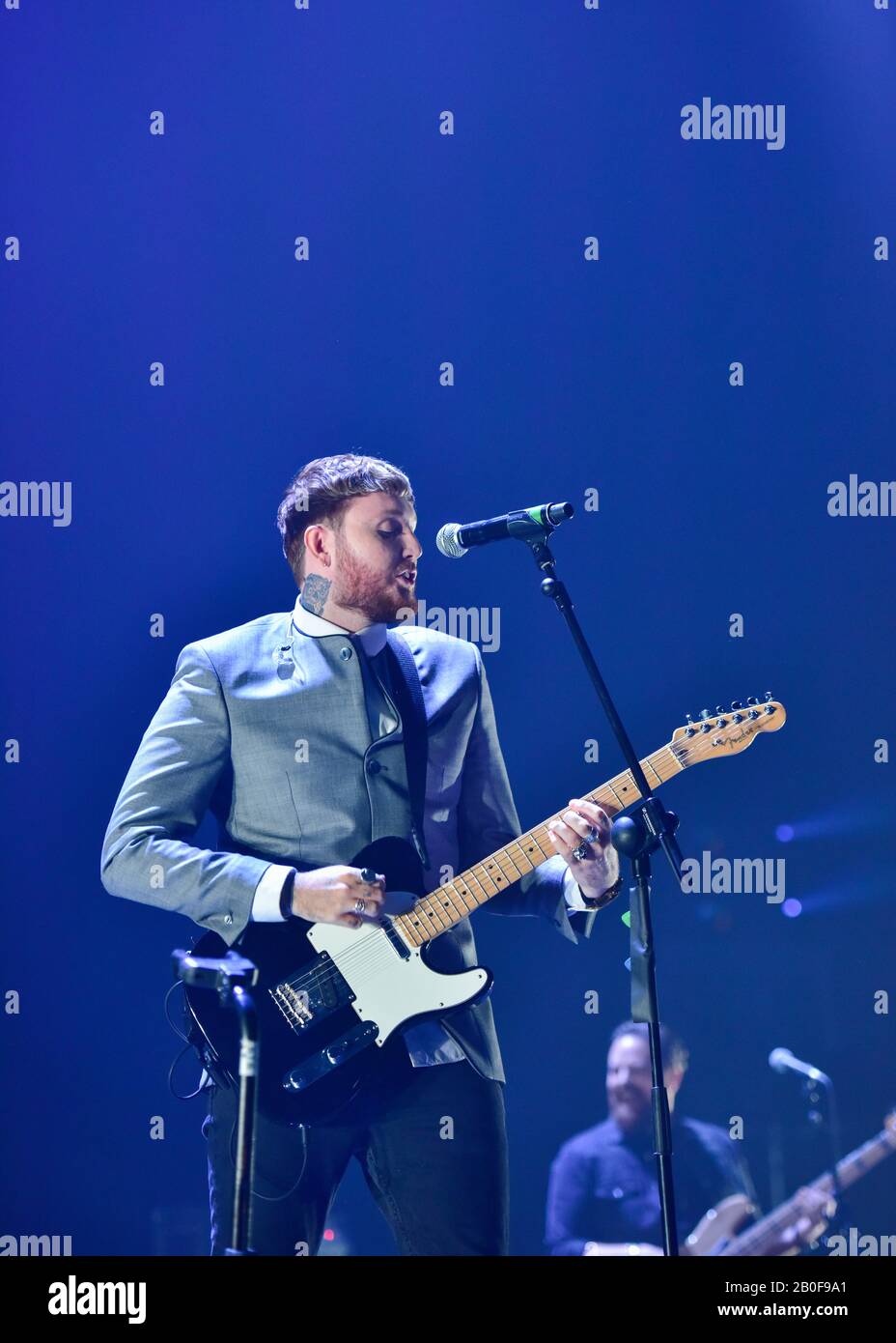 James Arthur performing to a full house Stock Photo - Alamy