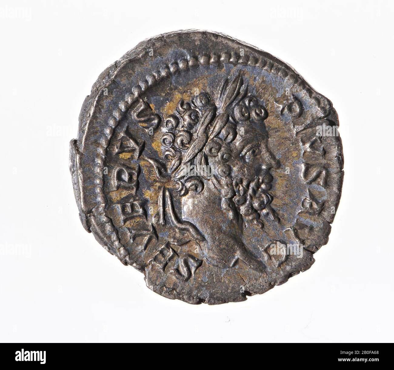 Vz: imperial head honored r., SEVERUS PIUS AUG, Kz: Felicitas standing ...