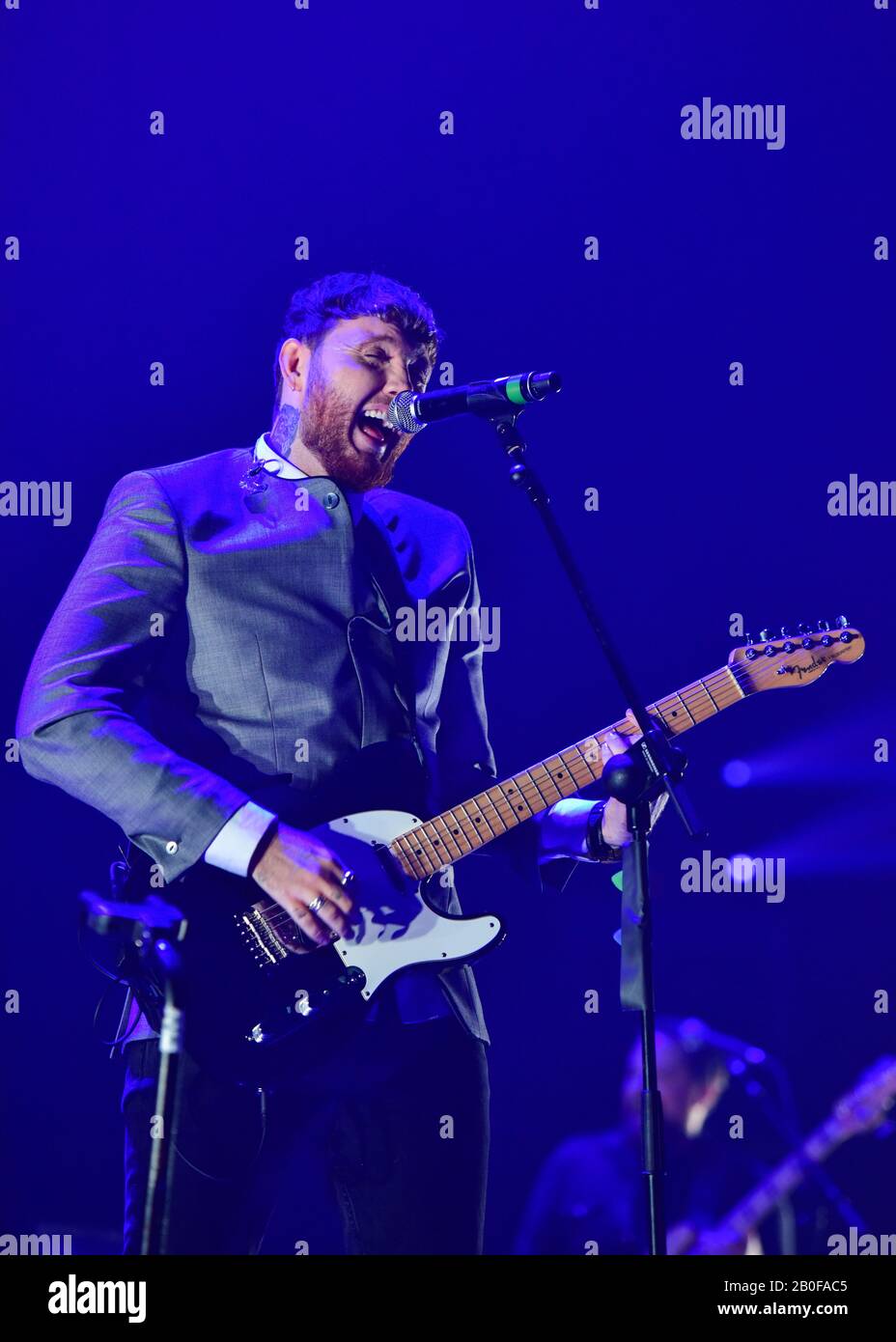 James Arthur performing to a full house Stock Photo - Alamy