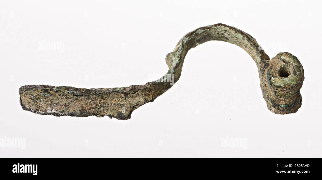 fibula, metal, bronze, roman, Netherlands, Utrecht, Bunnik, Vechten ...