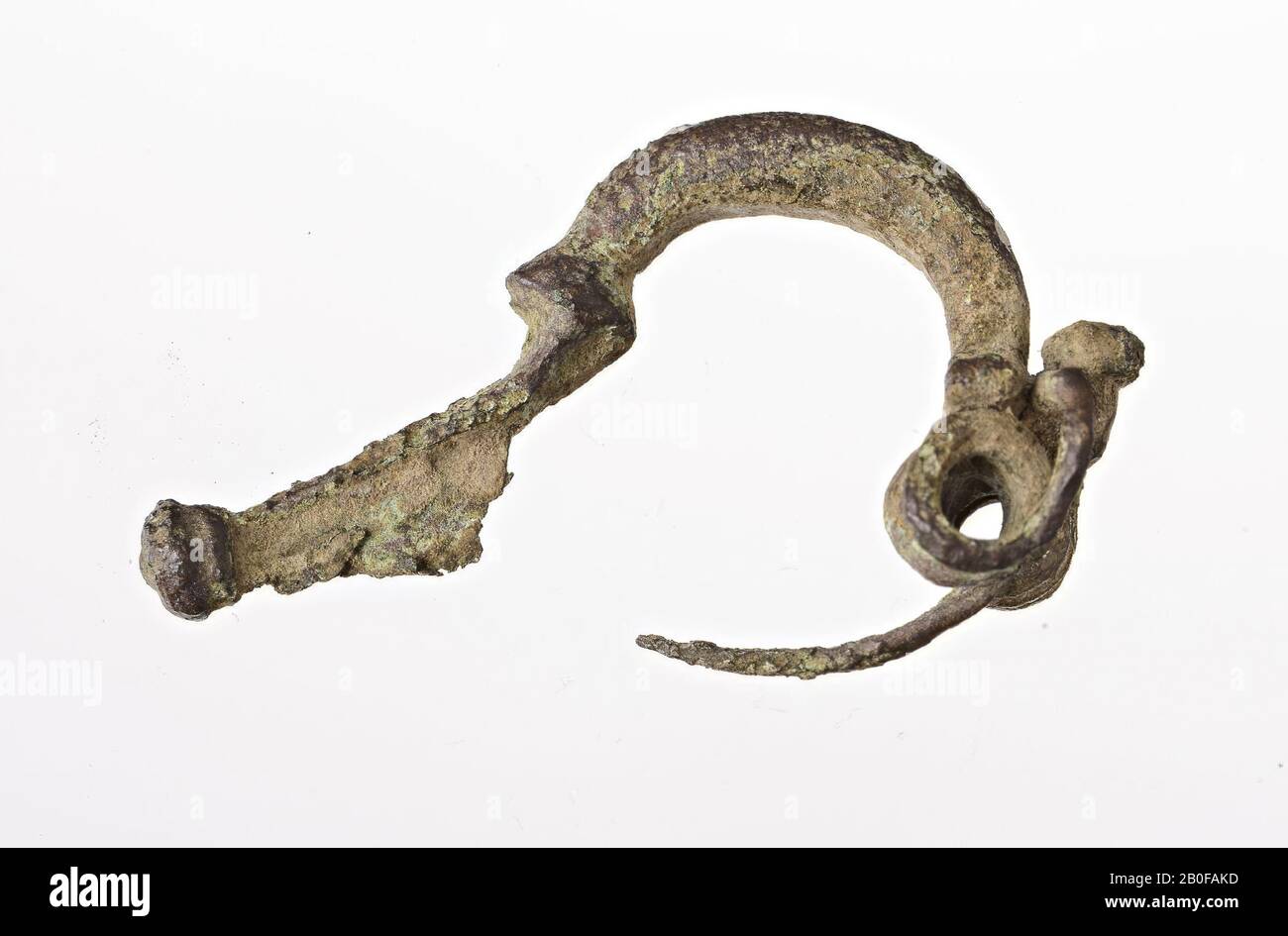 fibula, metal, bronze, roman, Netherlands, Utrecht, Bunnik, Vechten ...