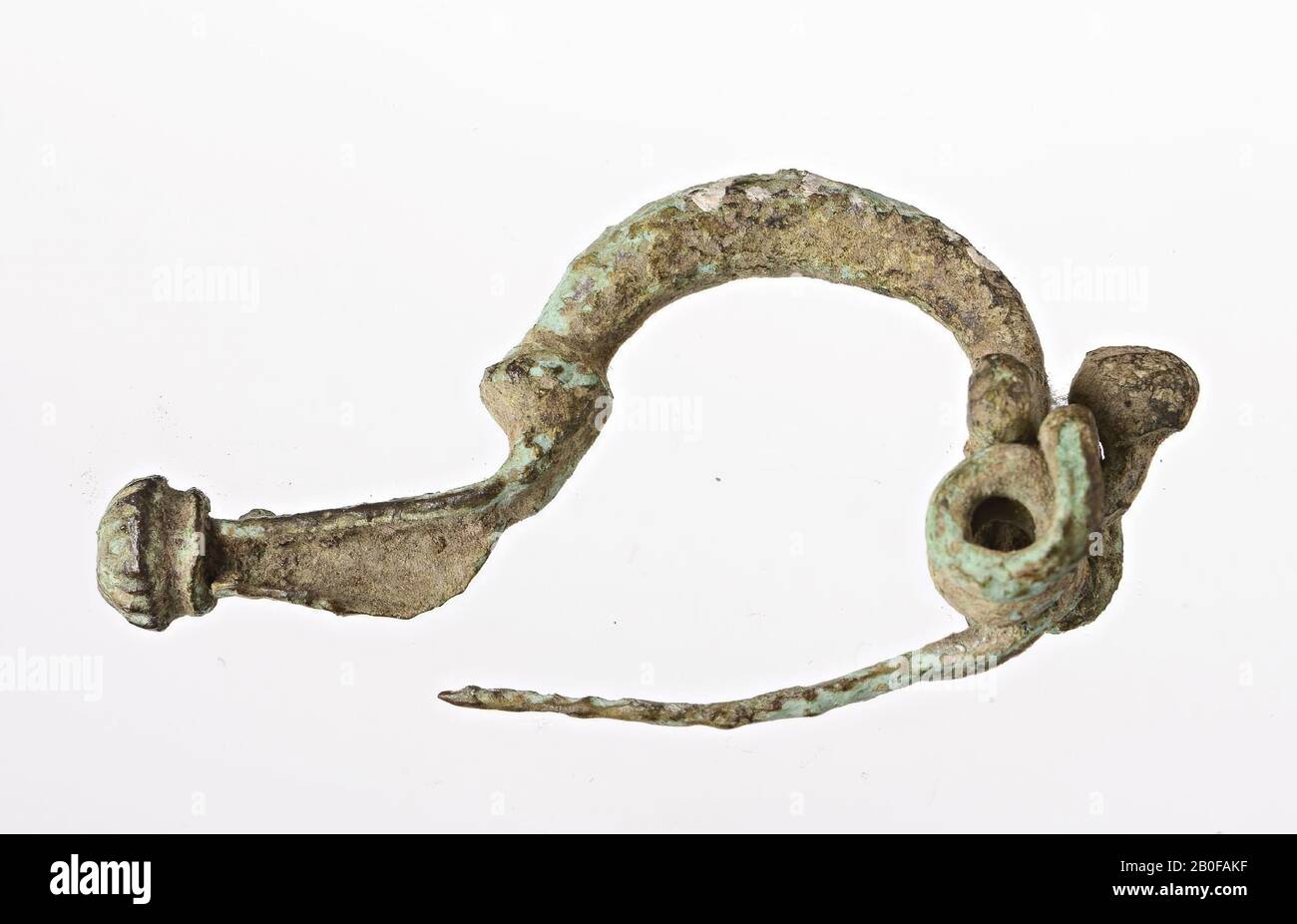 fibula, metal, bronze, roman, Netherlands, Utrecht, Bunnik, Vechten ...