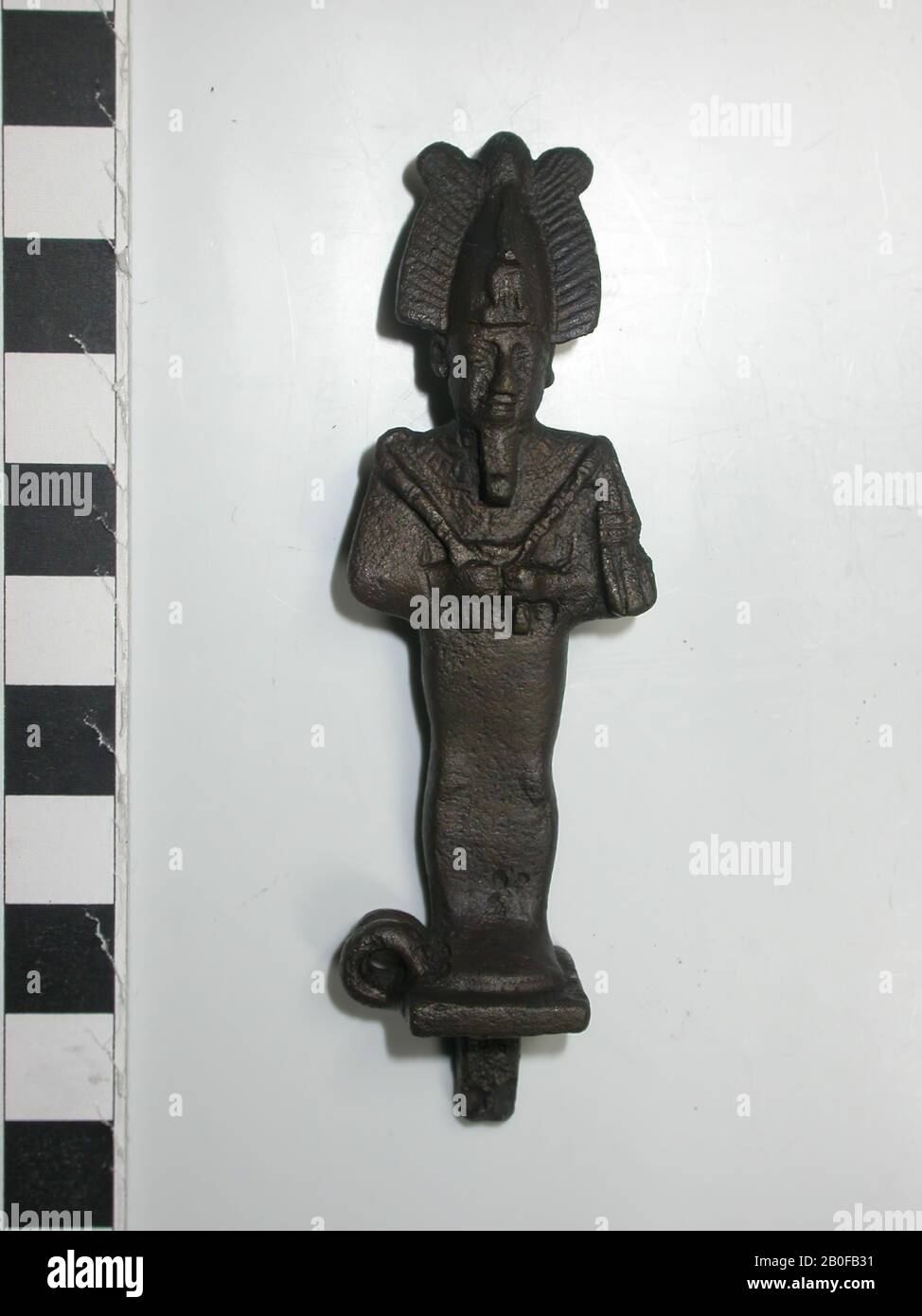Osiris, standing, bronze, god, bronze, 7,8 cm, Late Period, Egypt Stock ...