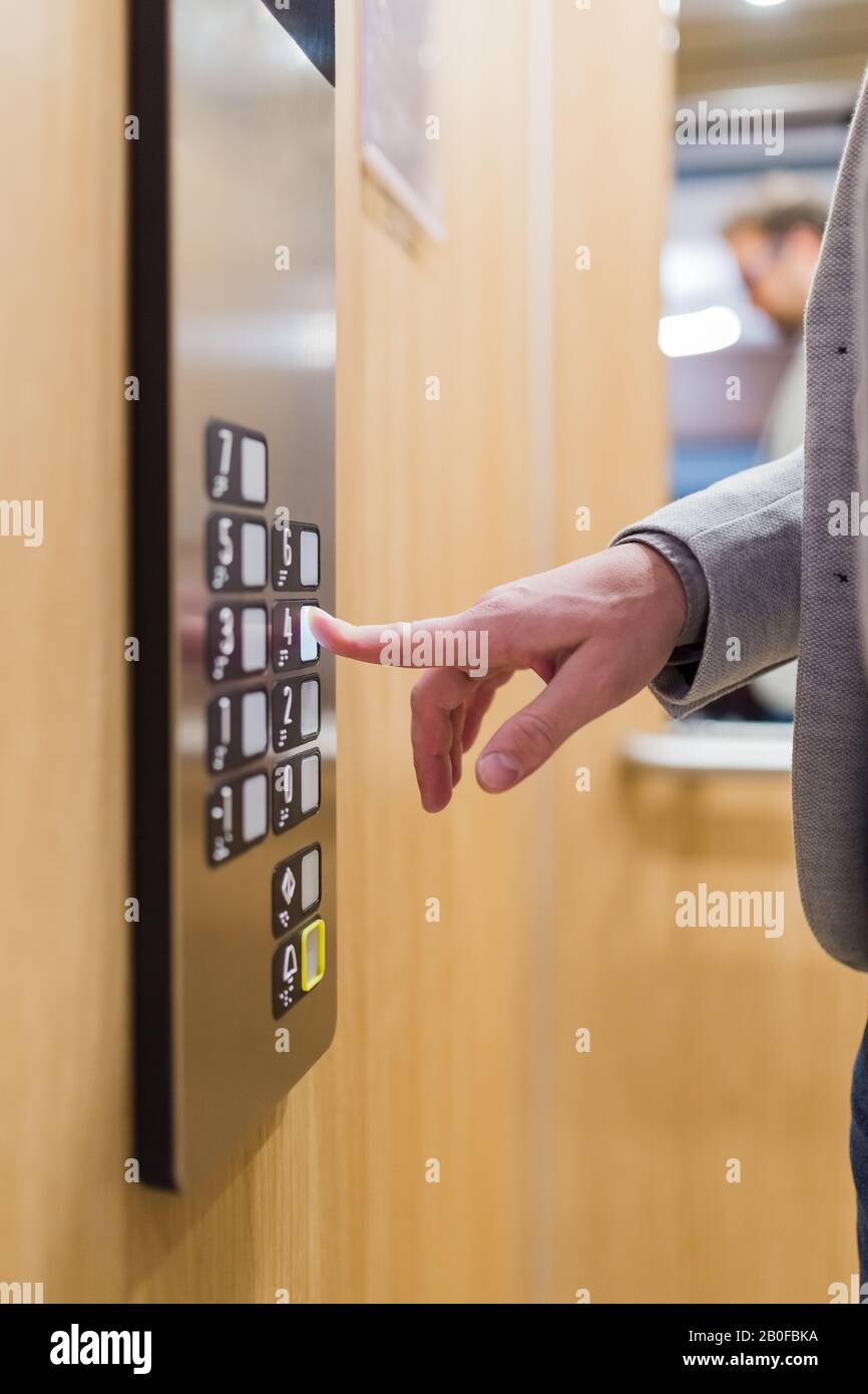 Man stuck in lift hi-res stock photography and images - Alamy