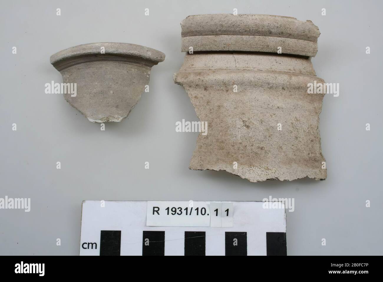 2 Shards: shrapnel. The shards are numbered a-b., Shards, earthenware ...