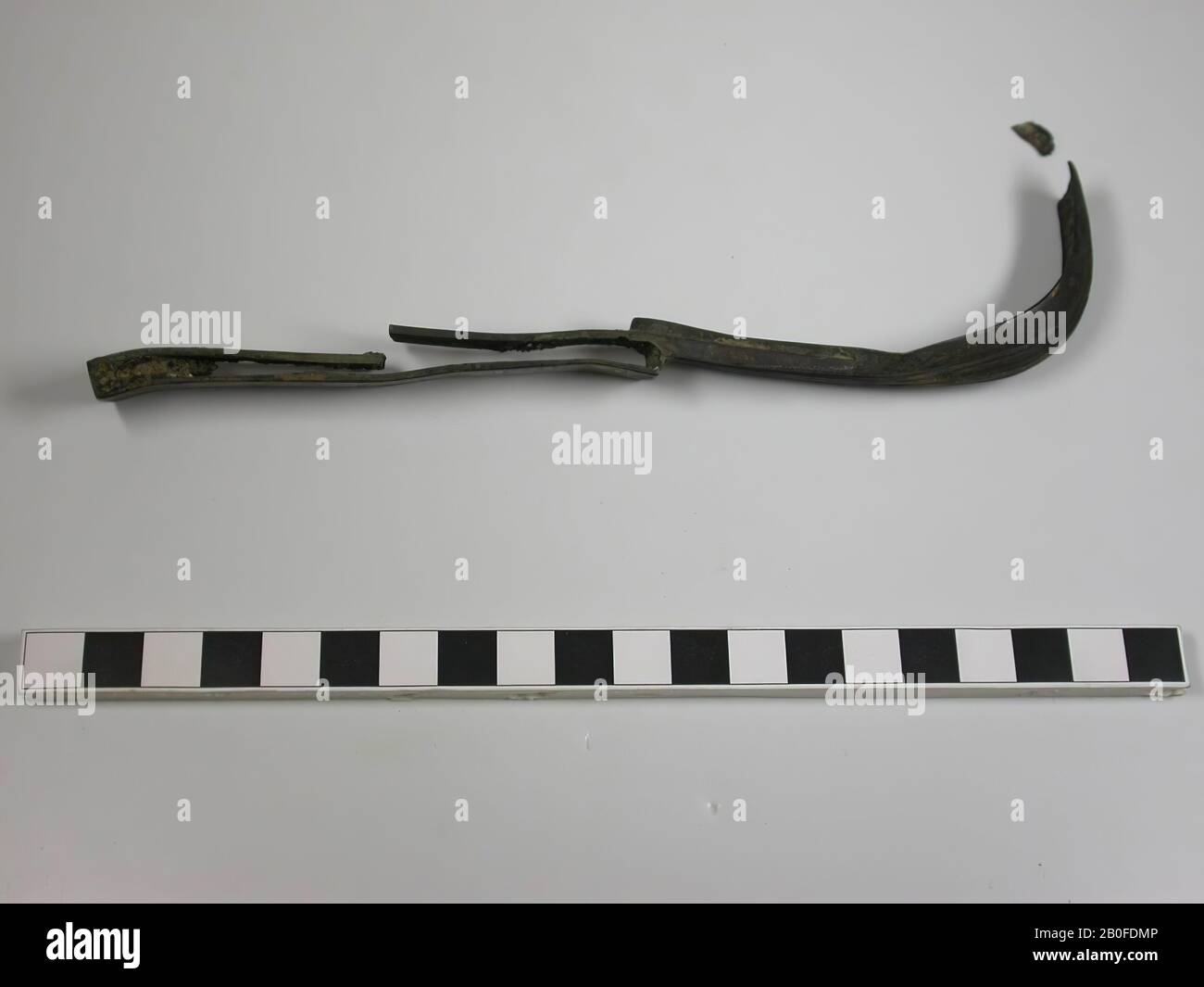 The Netherlands Roman period, strigilis, skin scraper, metal, bronze ...