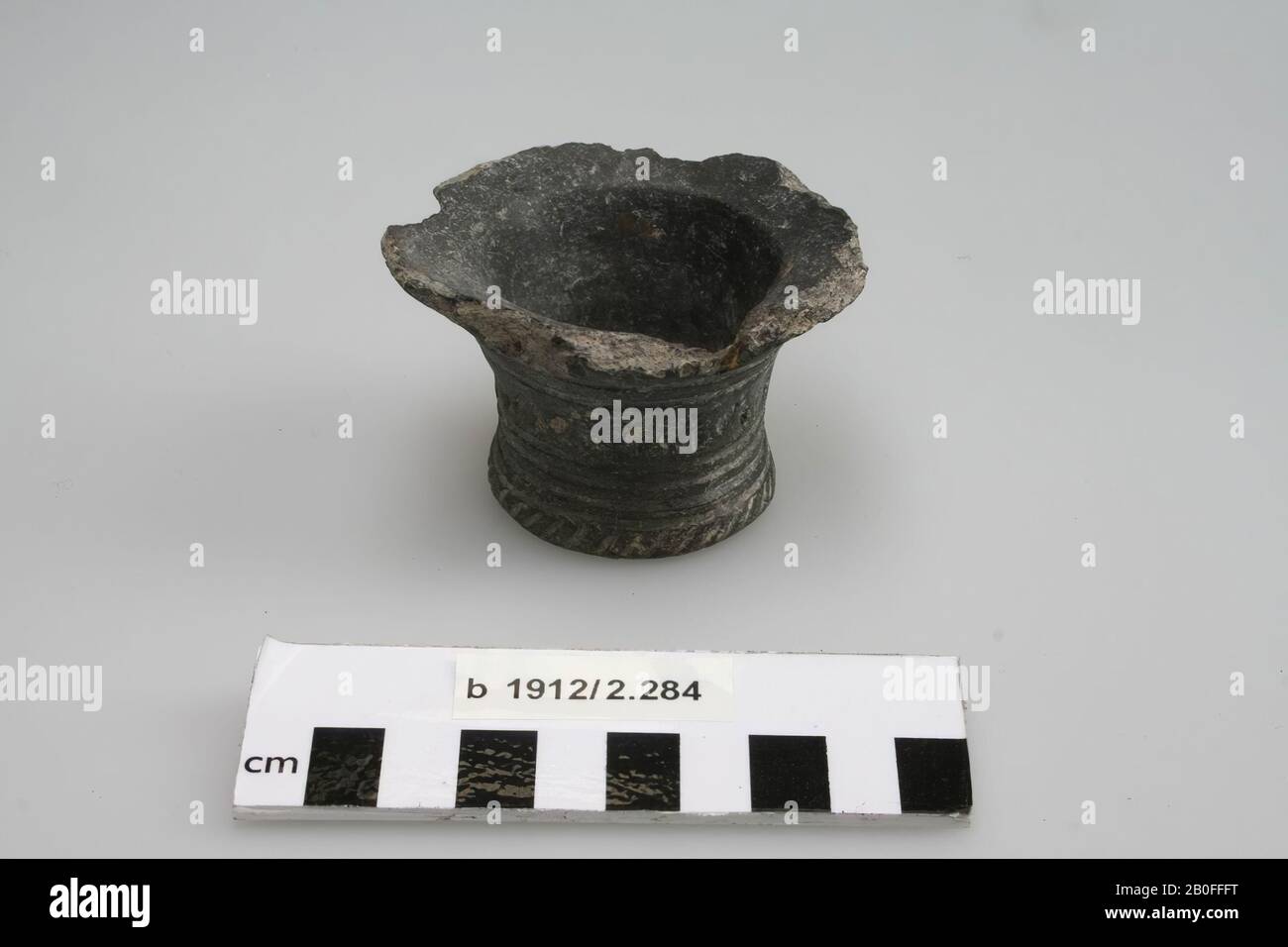 Foot of footplate with embossed decoration., foot of footplate ...