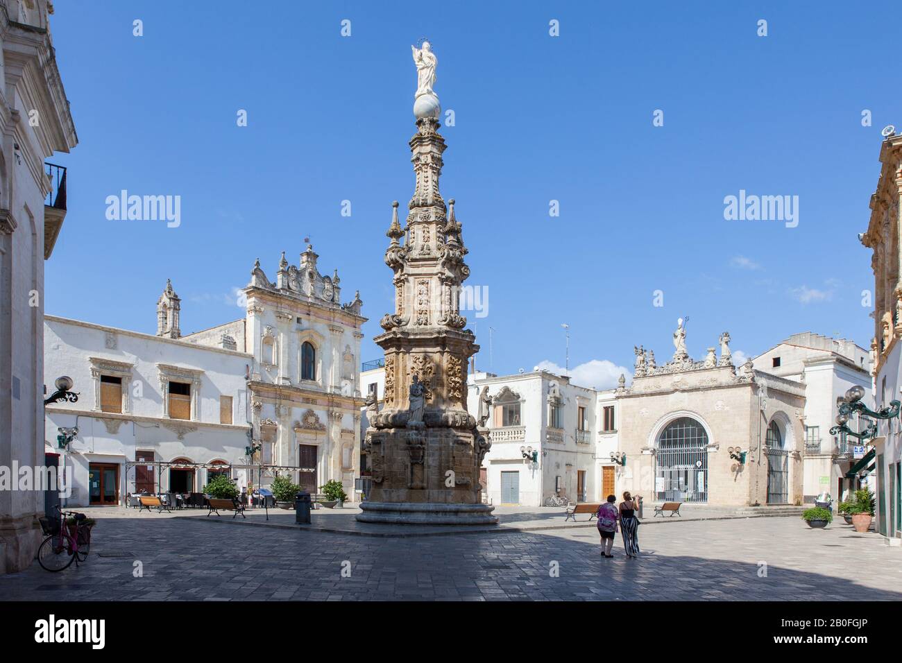 Piazza Salandra (Salandra Square) Nardò, Italy Stock Photo - Alamy