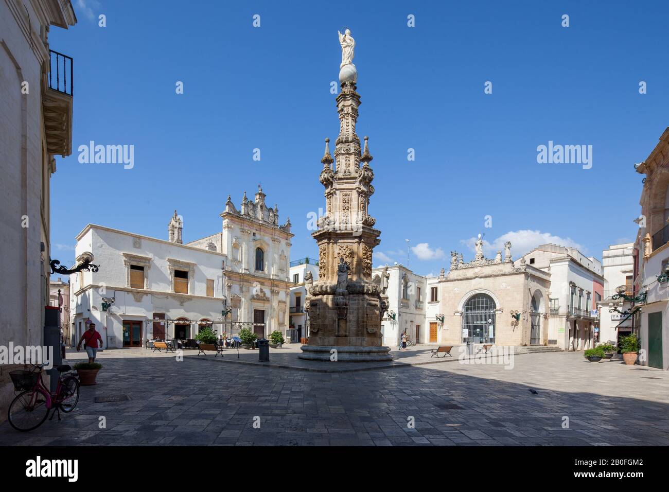 Piazza Salandra (Salandra Square) Nardò, Italy Stock Photo - Alamy