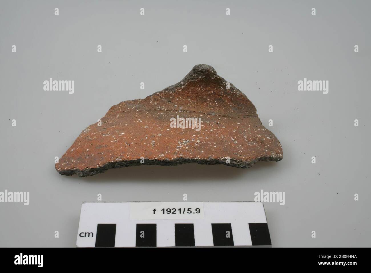 Wall shard, wall shard, earthenware, 14,3 x 8,5 cm, vmec Stock Photo ...
