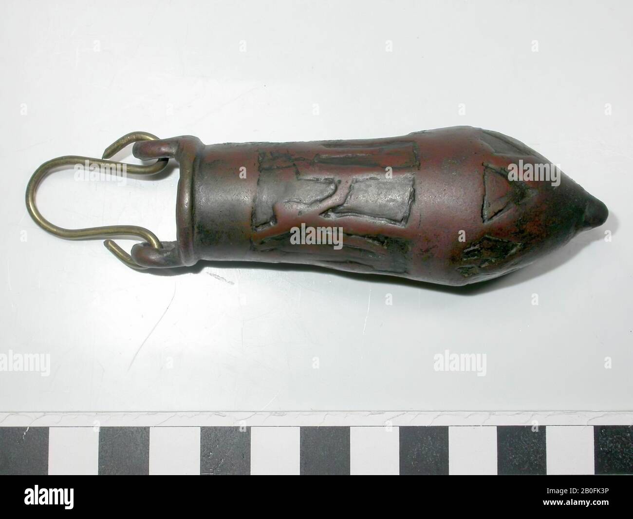 bucket, situla, lotus, Min, deity, with modern handle, temple ware ...