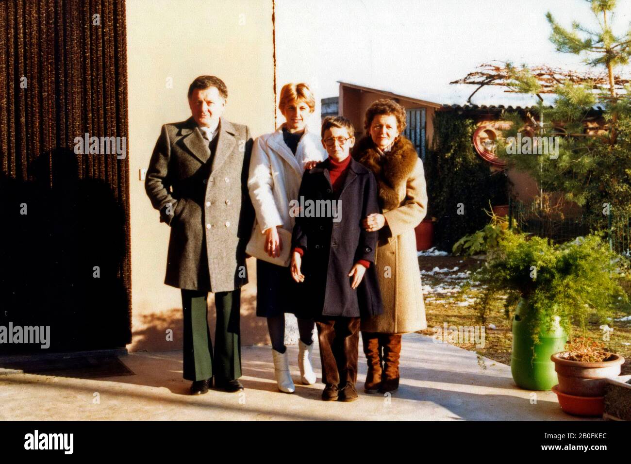 Italy, Casorezzo, Mereghetti family 1983 Stock Photo - Alamy