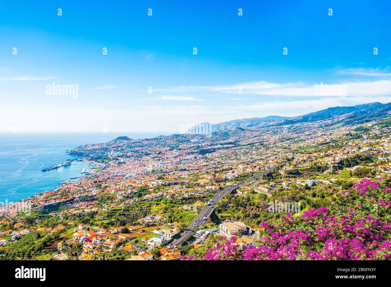 The capital of Madeira Island - Funchal city, Portugal Stock Photo - Alamy