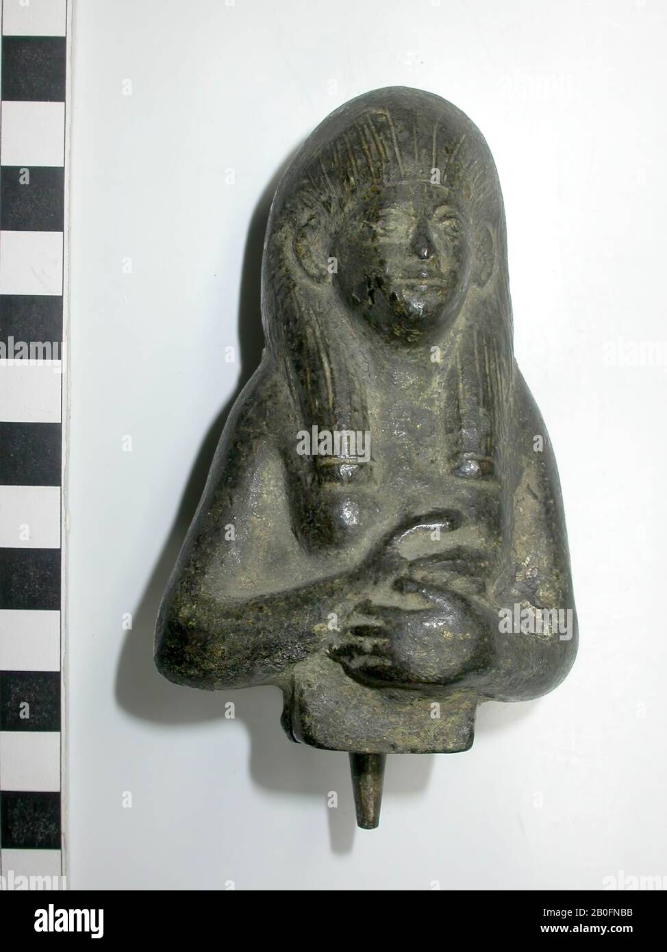 woman, fragment, bronze, human, bronze, length: 9,5 cm, Late Period ...