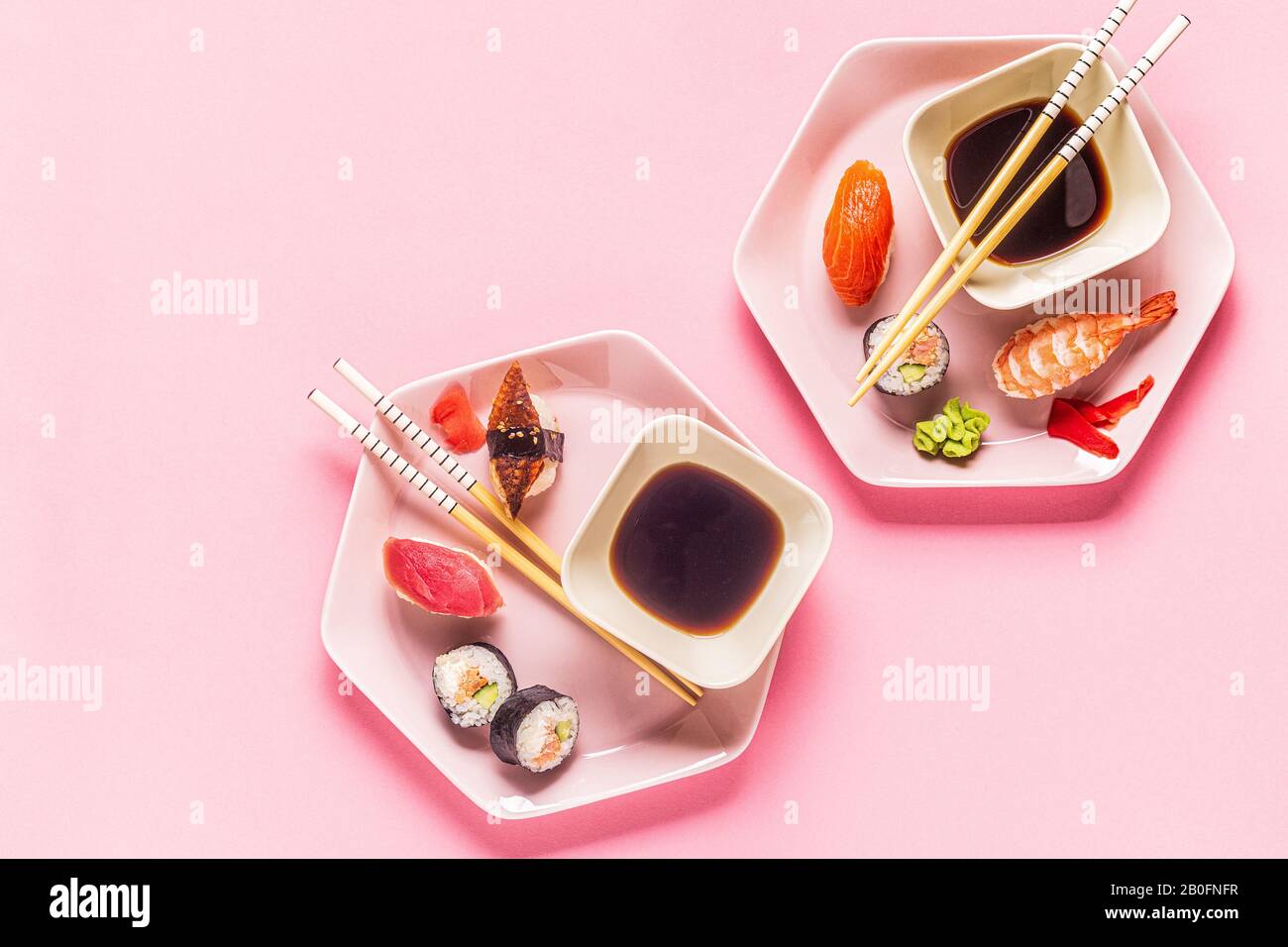 Japanese food top view hi-res stock photography and images - Alamy