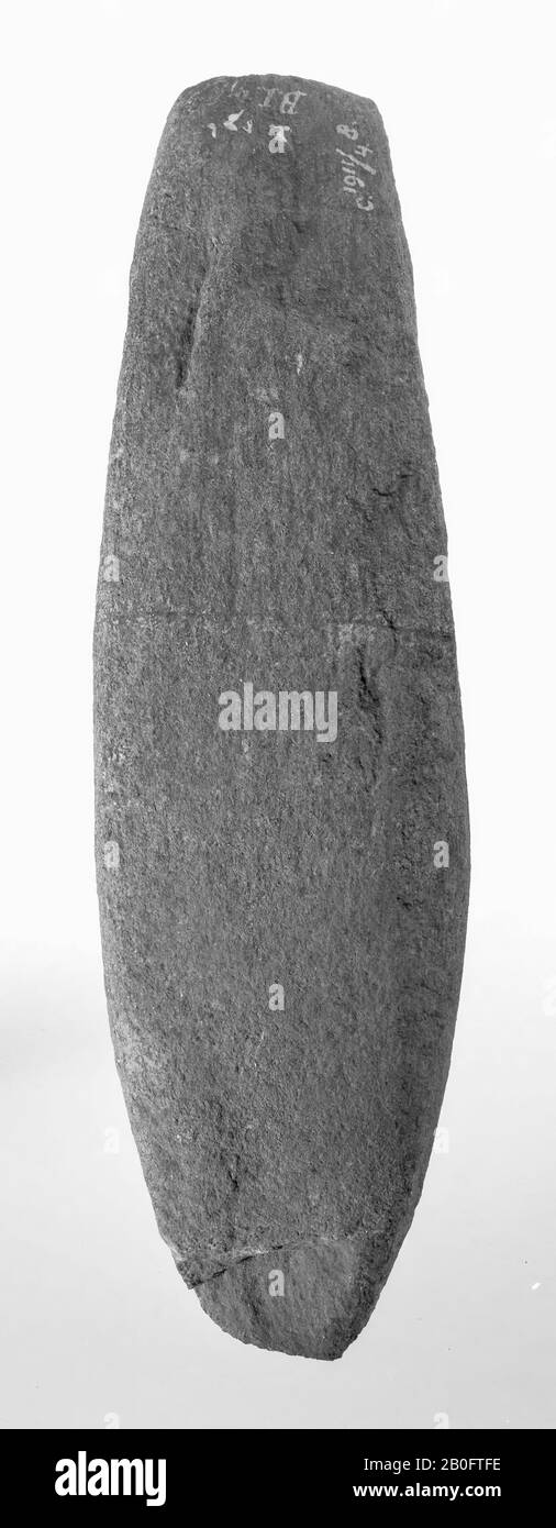 stone chisel (?), ax, stone, length: 25.6 cm, prehistoric -4000 Stock ...
