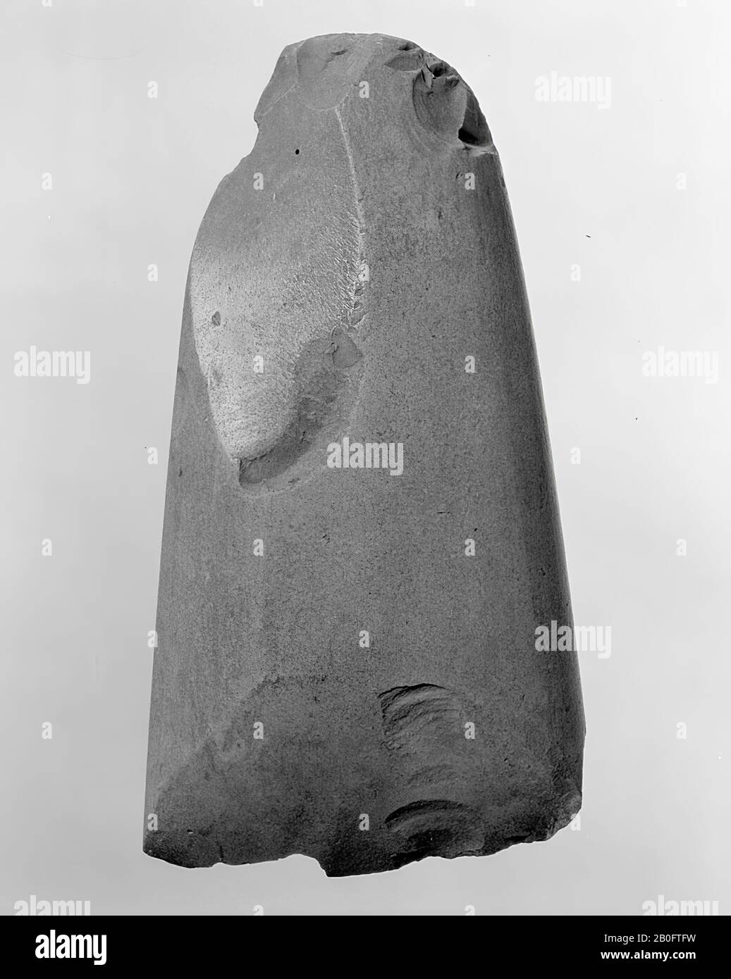 flints ax of cut shape, so called younger shape, very sharp cut, ax ...