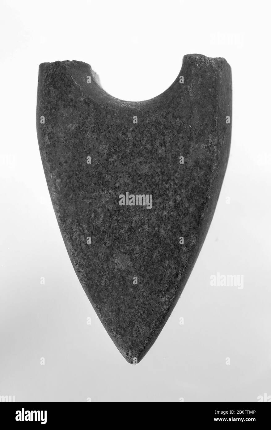 part of a stone hammer with a handle, hammer, stone, length: 5.8 cm ...