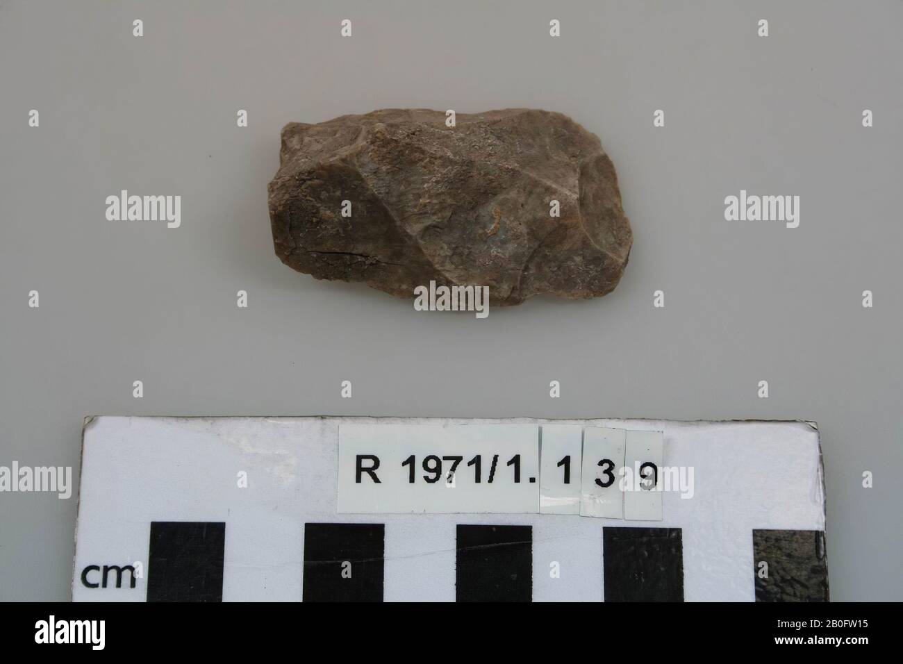 Flint tool, tool, stone, flint, 5 x 3 x 1.5 cm, prehistory, France ...