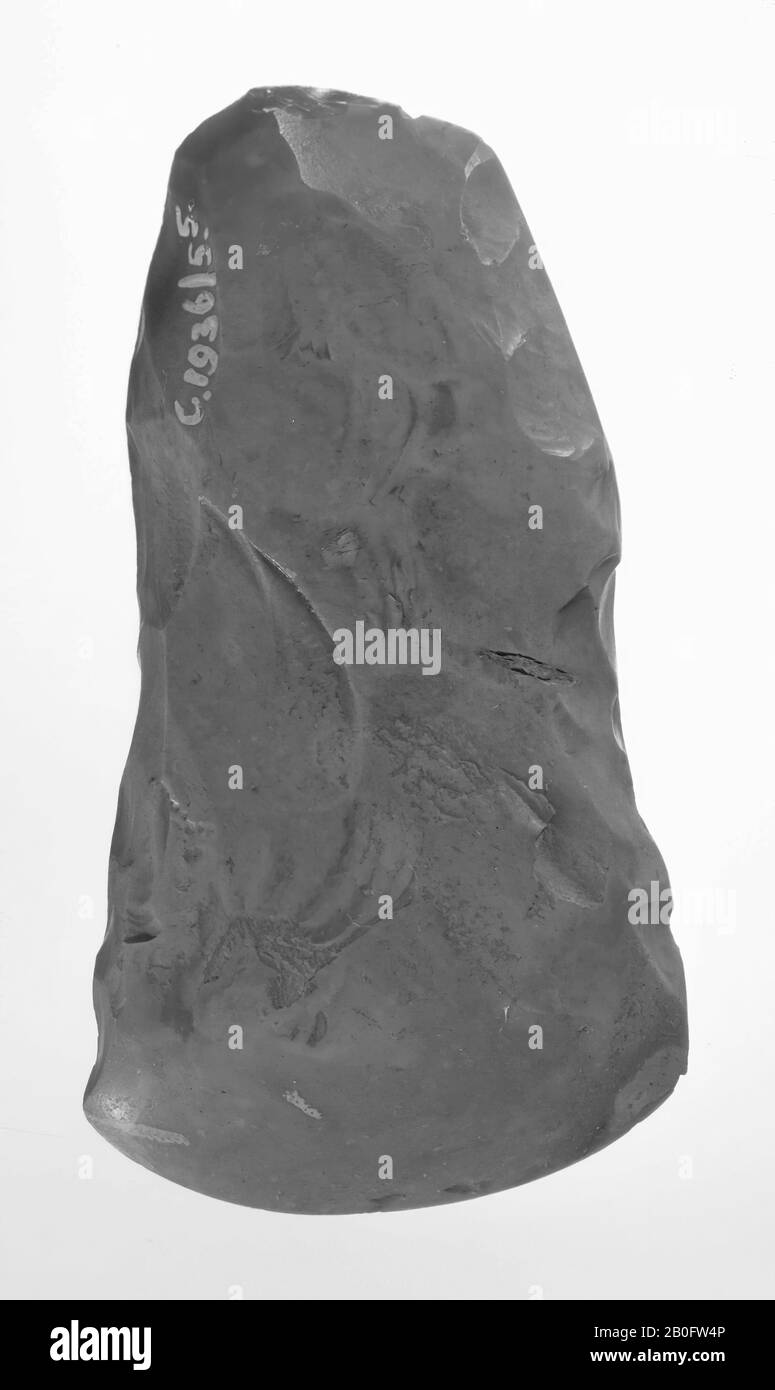flint ax, ax, stone, flint, length: 7,8 cm, prehistoric -4000 Stock ...
