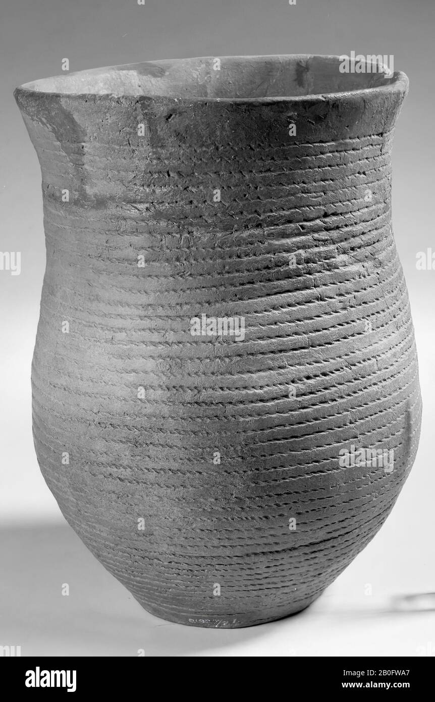 Pottery bell. With old glues and additions., Bell, pottery, h: 22 cm ...