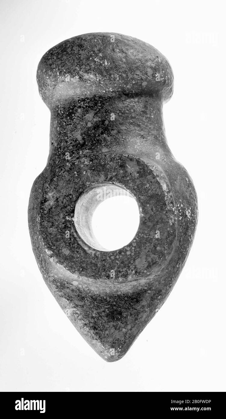 casting of a stone hammer, molding, hammer, plaster, length: 12 cm ...