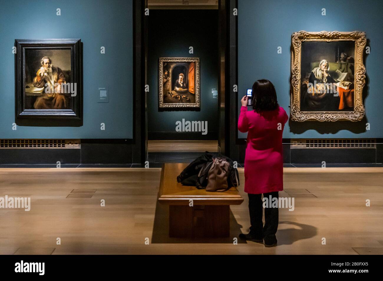 London, UK. 20 Feb, 2020. The Apostle Thomas, 1656, Girl at a window ...