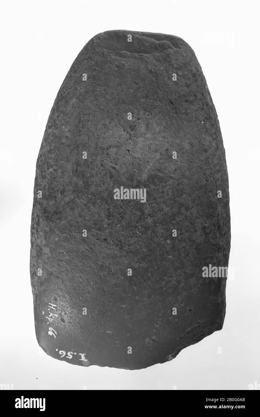 polished ax of other stone type, ax, stone, length: 9.3 cm, prehistoric ...