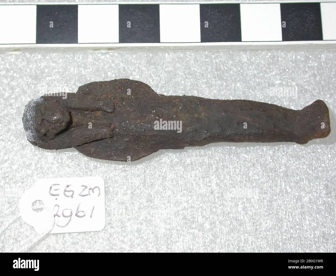 statue, god, Horuszoon, Amset, standing, amulet, god, wax, 7.2 x 2 cm ...