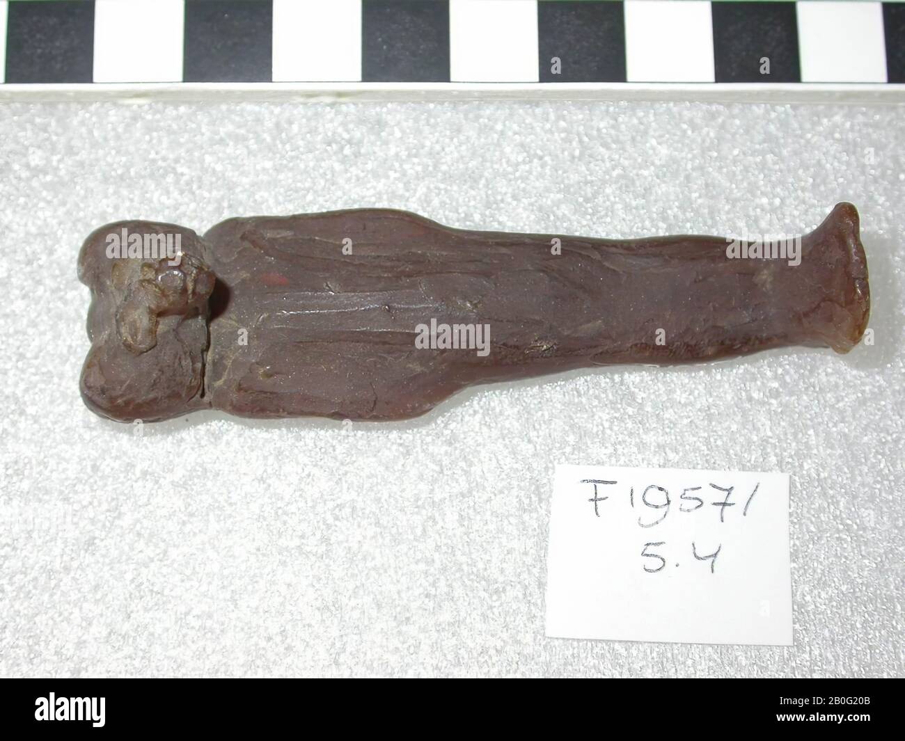 statue, god, Horuszoon, Hapi, standing, amulet, god, wax, 8.2 x 2.4 cm ...