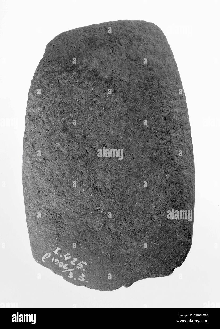 polished ax, ax, stone, length: 8.8 cm, prehistoric -4000 Stock Photo ...