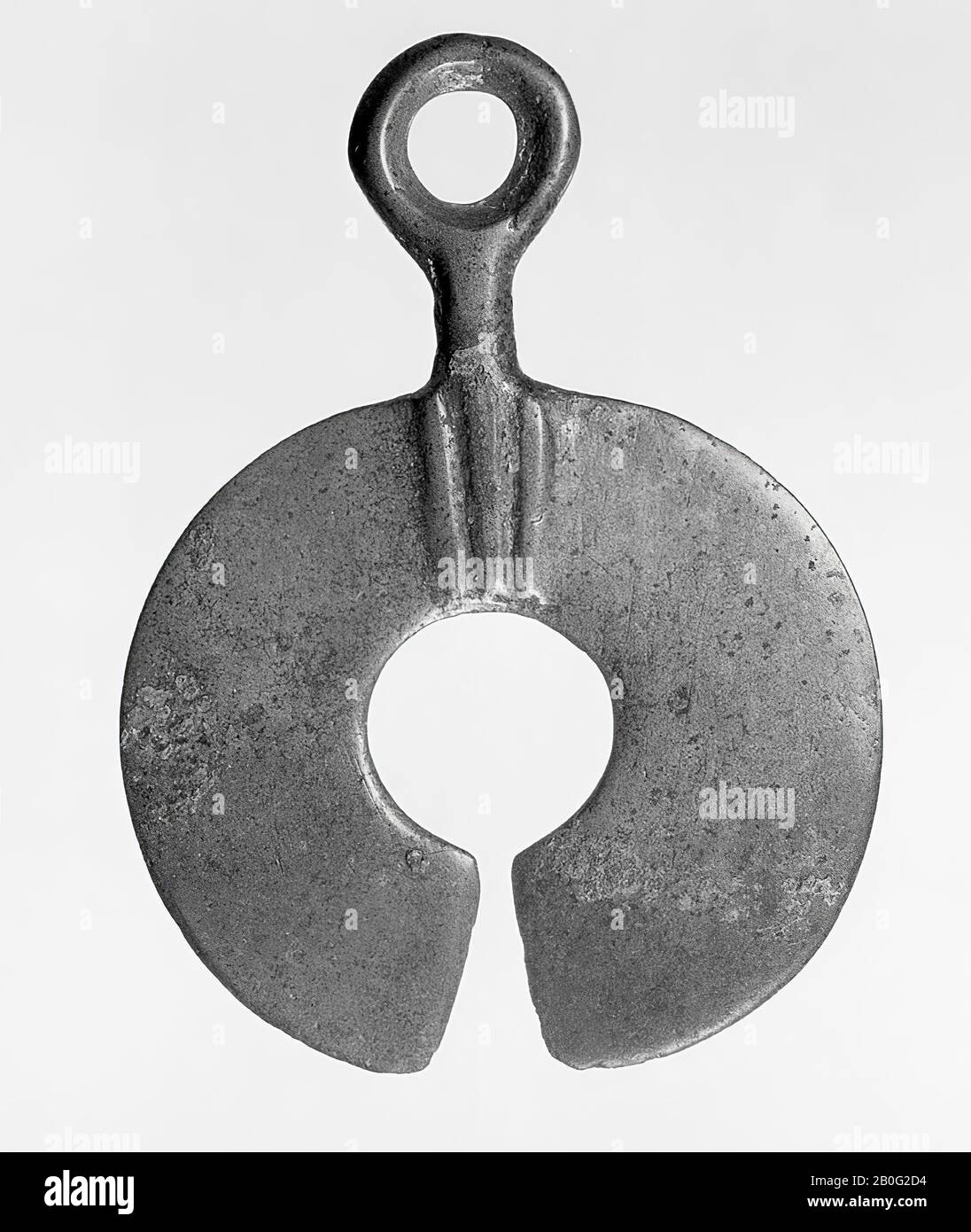 two-pronged razor, the cut is not yet thinly forged. Bronze Age, period ...