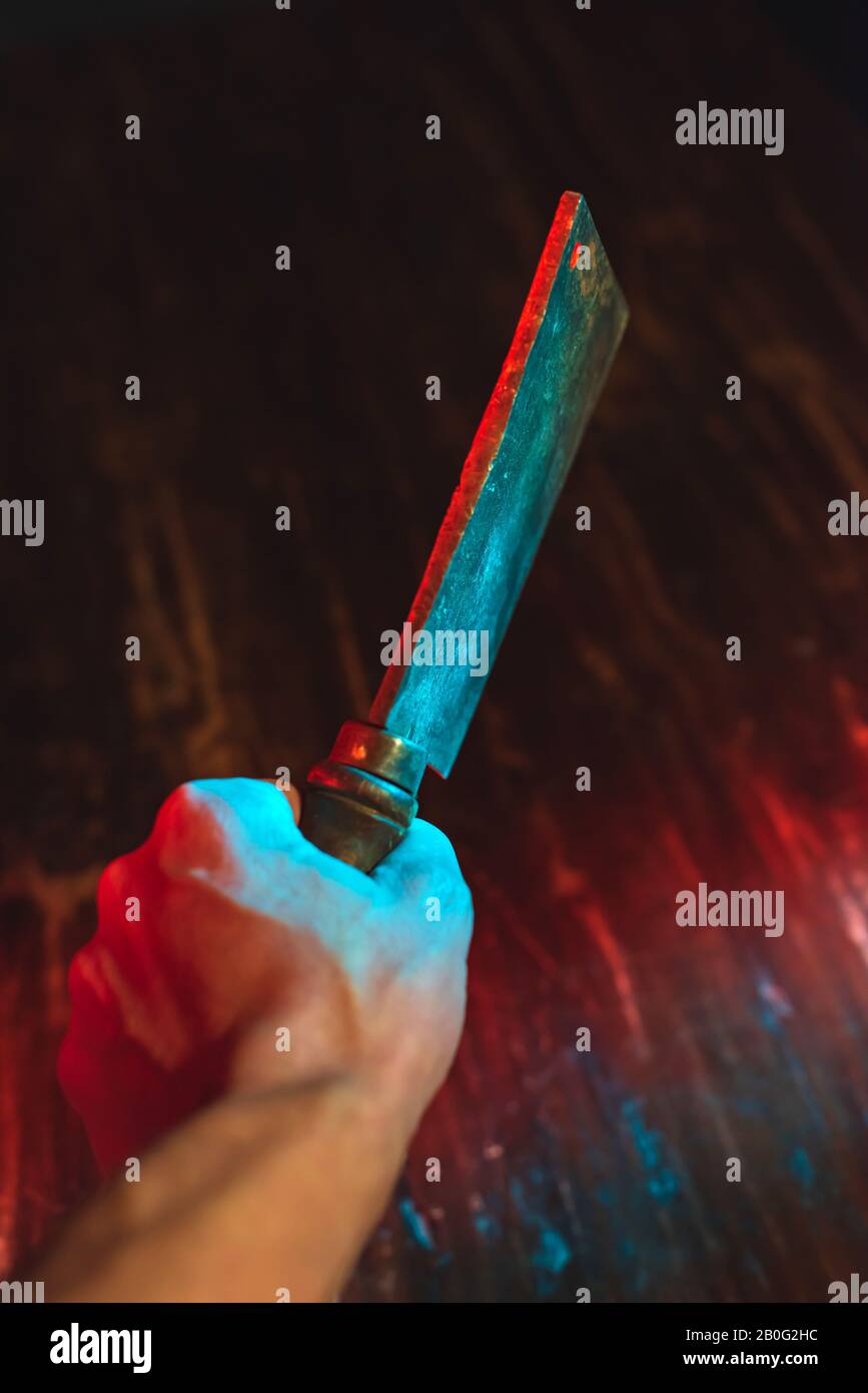 Wooden cleaver hi-res stock photography and images - Alamy