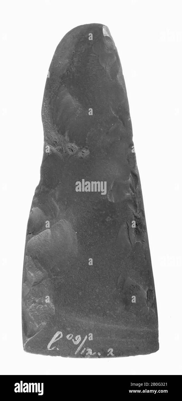 stone chisel, ax, stone, flint, length: 11.7 cm, prehistoric -4000 ...