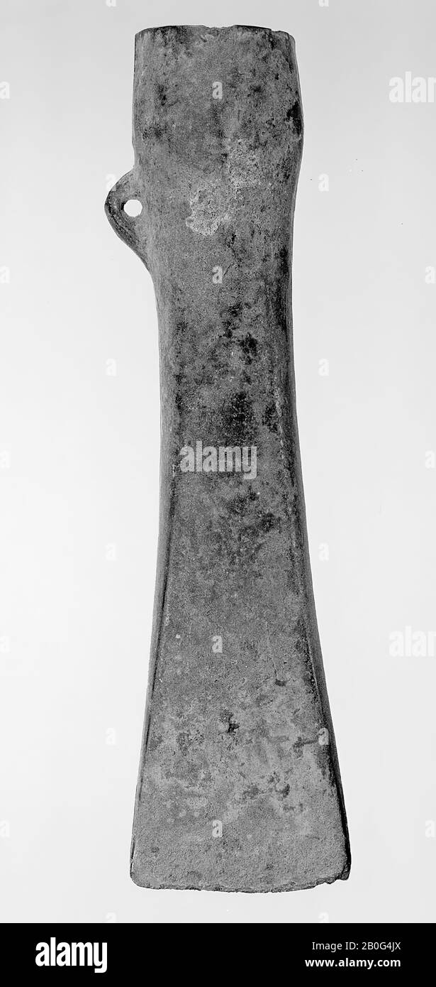 bronze ax - pole - with ear, ax, metal, bronze, length: 15,8 cm ...