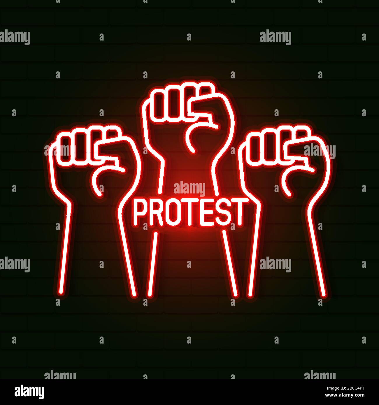 Bright Glowing Symbol On A Black Background. Neon Style Icon.the First ...