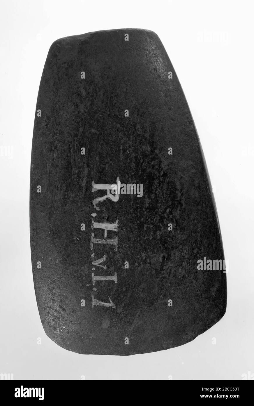 polished ax of diorite, ax, stone, length: 6.8 cm, prehistory -4000 ...