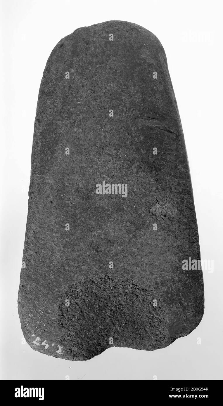 polished ax of other type of stone, sandstone, polished on all sides ...