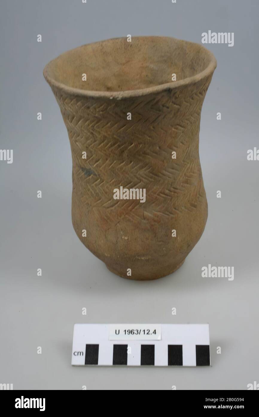 Plaster cast of a stand foot cup, casting, stand foot cup, plaster, h ...