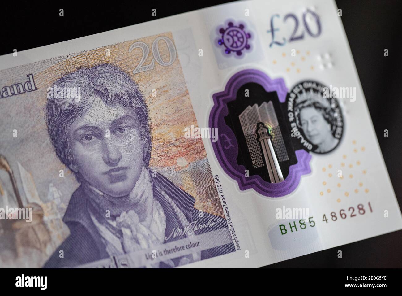 London, UK. 20th February 2020. The Bank of England launches the new £ ...