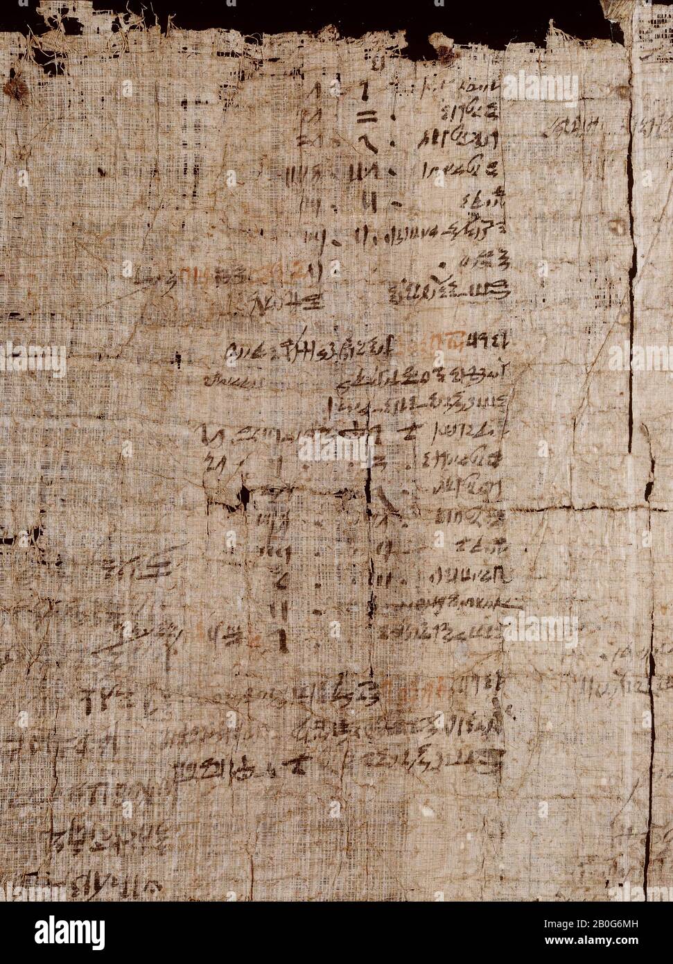Egypt, handwriting, hieratic, papyrus, 37 x 50 cm Stock Photo - Alamy