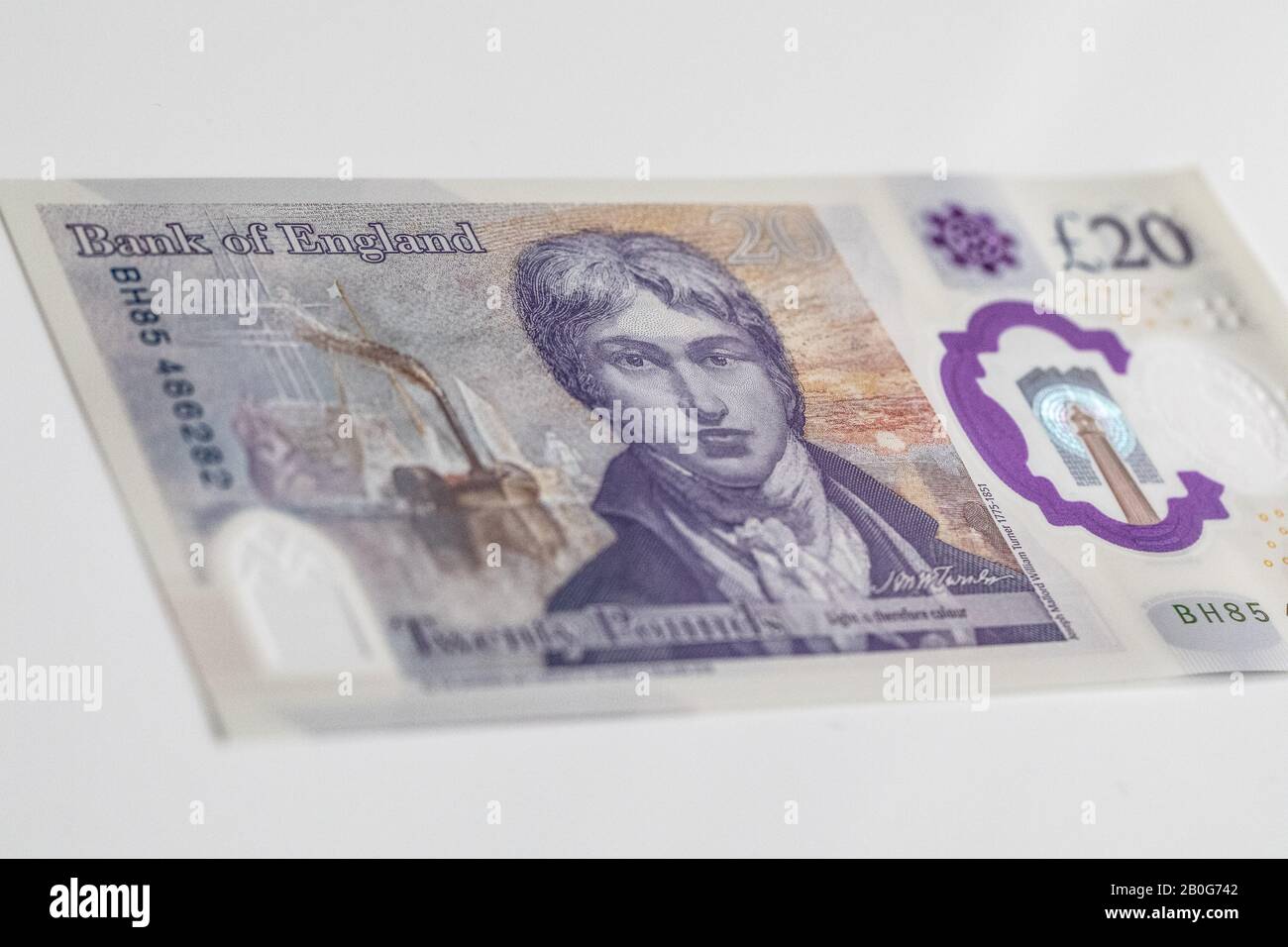 London, UK. 20th February 2020. The Bank of England launches the new £ ...