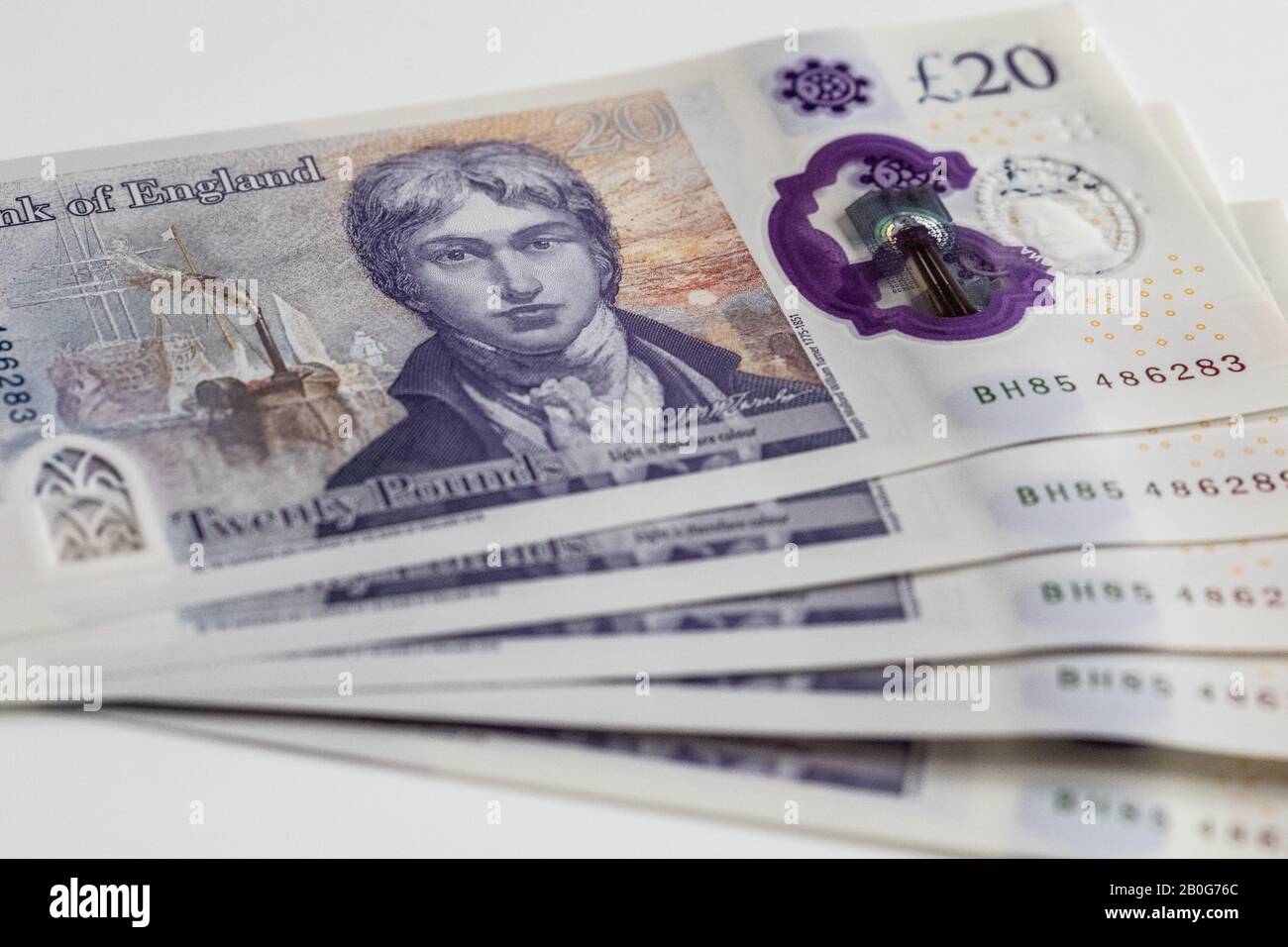 London, UK. 20th February 2020. The Bank of England launches the new £ ...