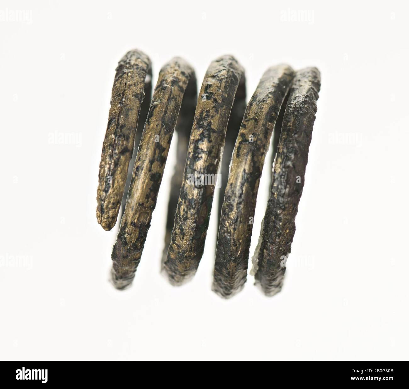 spiral ring, metal, bronze, vmec, Netherlands, Utrecht, Wijk bij ...