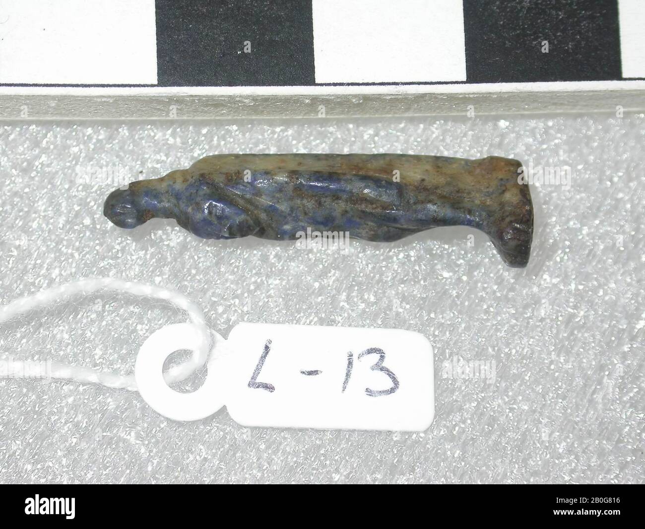 statue, Selkis, standing, scorpion, amulet, goddess, stone, lapis ...