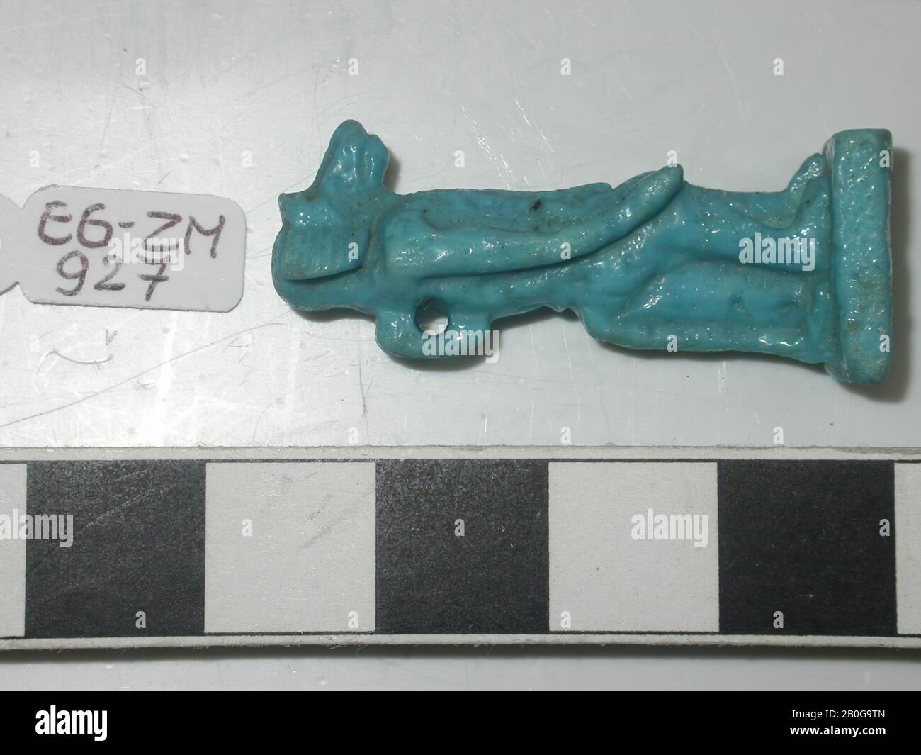 statue, ape, standing, amulet, god, faience, 3.6 cm (1 7 Stock Photo ...