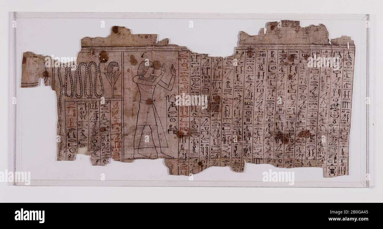 Egypt, death book, papyrus, 22 x 45.5 cm Stock Photo - Alamy