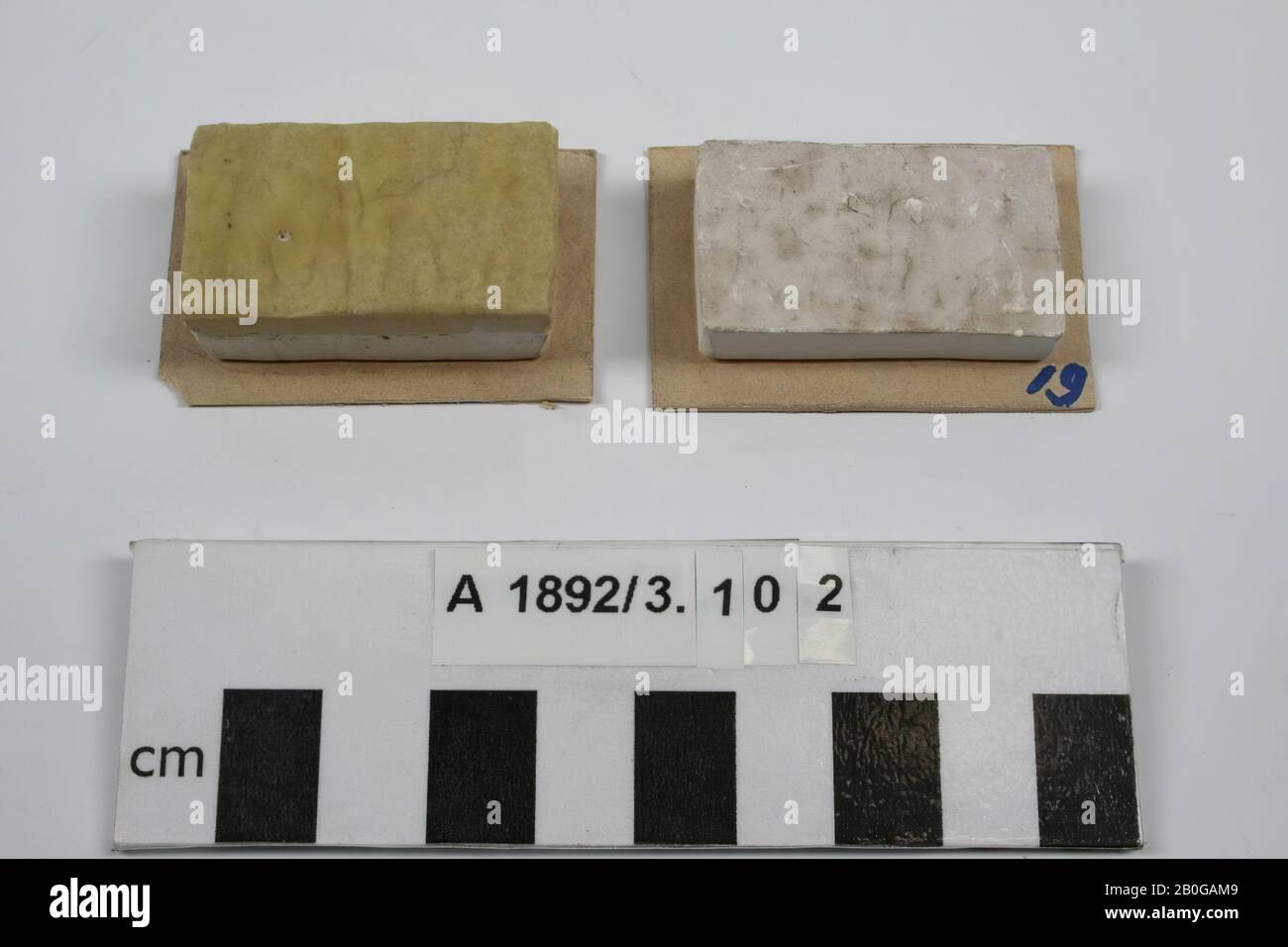 casting, impression, cylinder seal, sulfur, gypsum, 2,2 x 3,8 x 2 cm ...