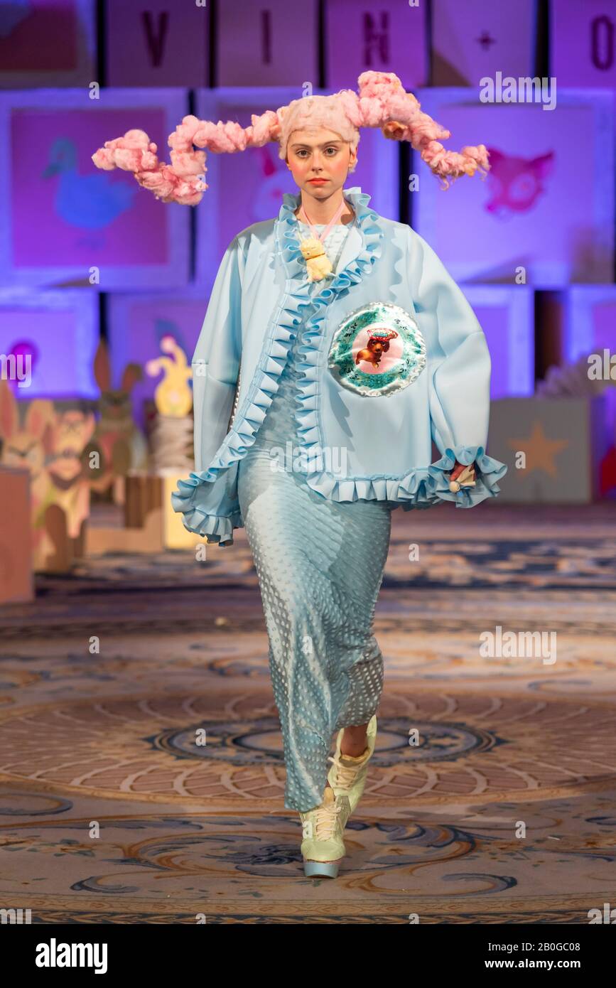 Vin and Omi London Fashion Week Resist AW20 show. Eco friendly clothing ...